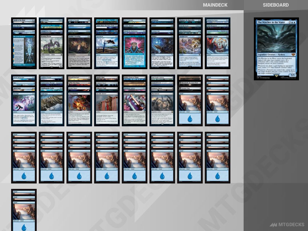 Historic-Brawl Watcher in the Water - Brawl deck by Cade • MTG DECKS