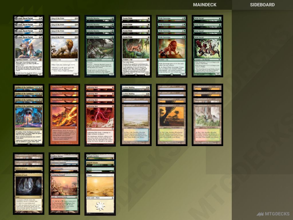 MTG Historic Naya Cats top decks • MTG DECKS