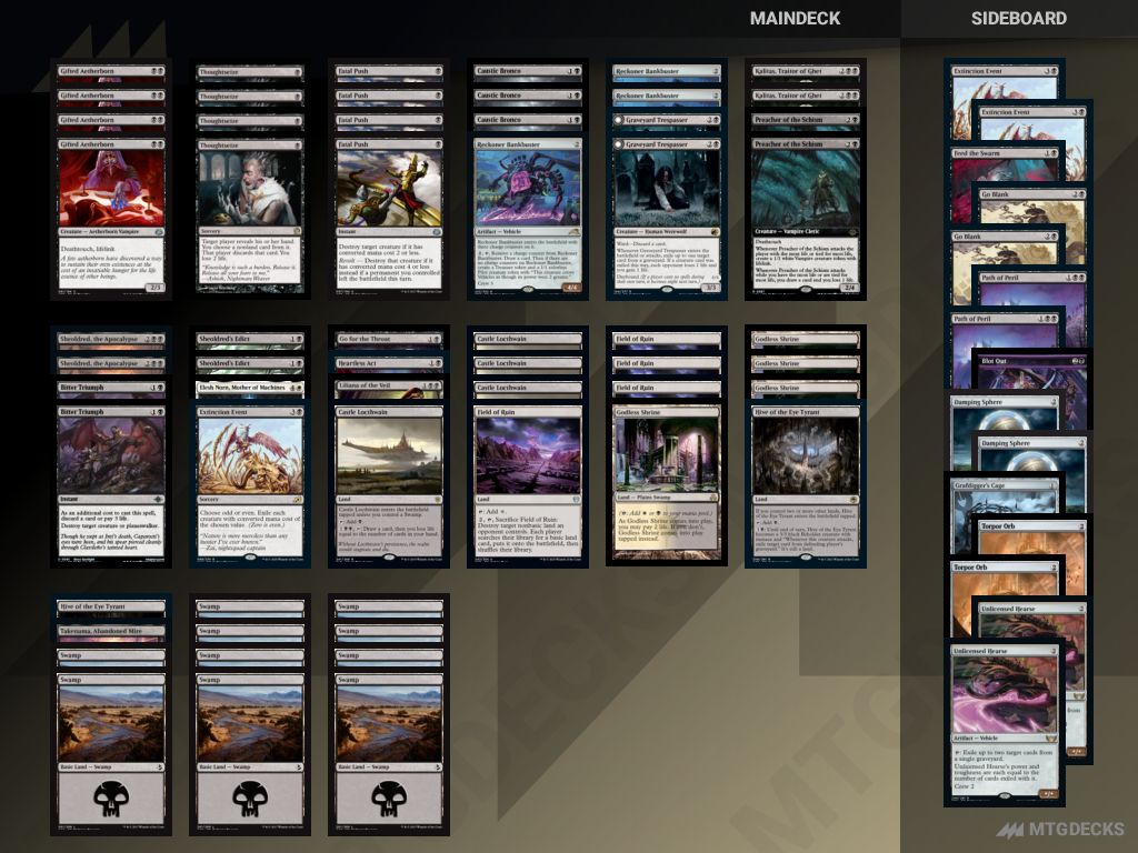 Arena Explorer black mid next ranked deck by Al carrer! • MTG DECKS