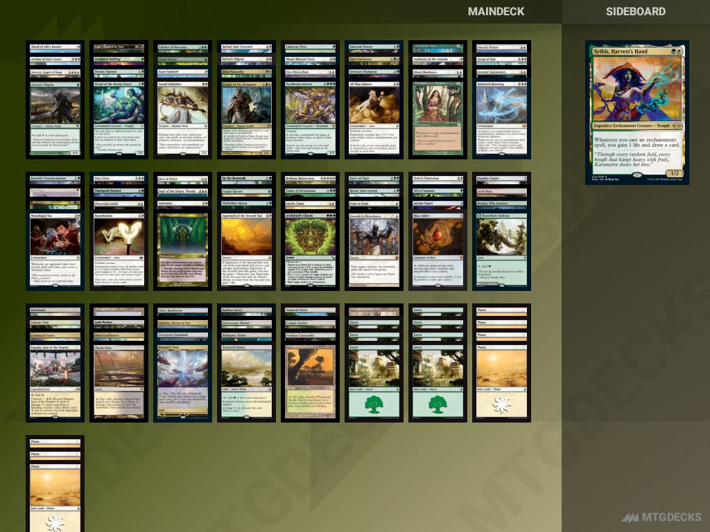 Historic-Brawl EP11: Sythis Harvest's Fearless Brawl deck by MTG ...