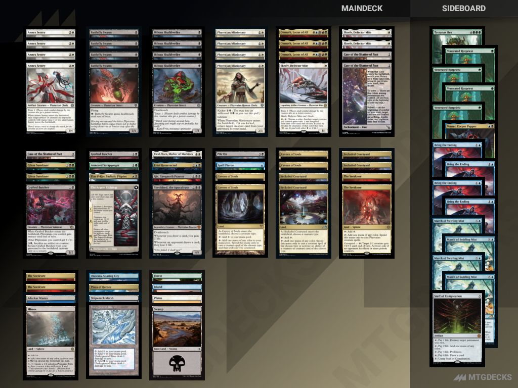 MTG Standard Outlaws of Thunder Junction 4 Color Phyrexians top decks ...