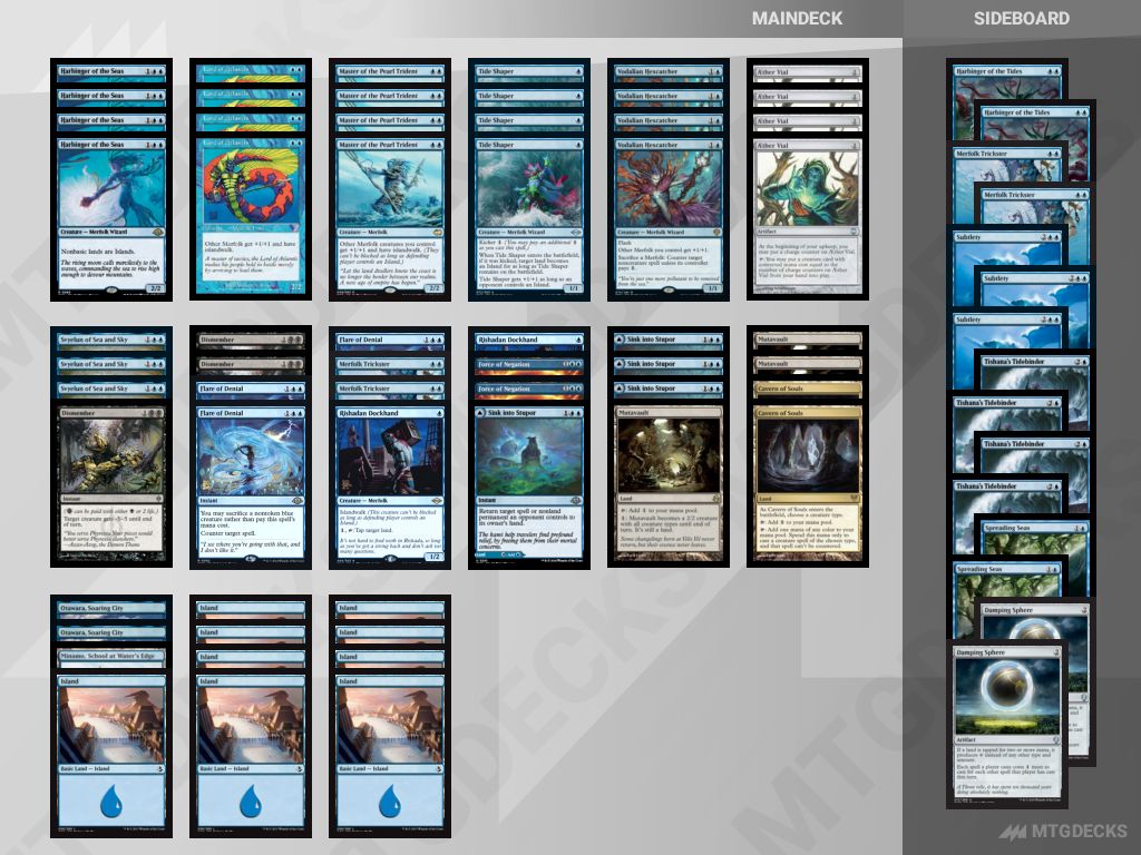 Modern Merfolk deck by Clesss • MTG DECKS