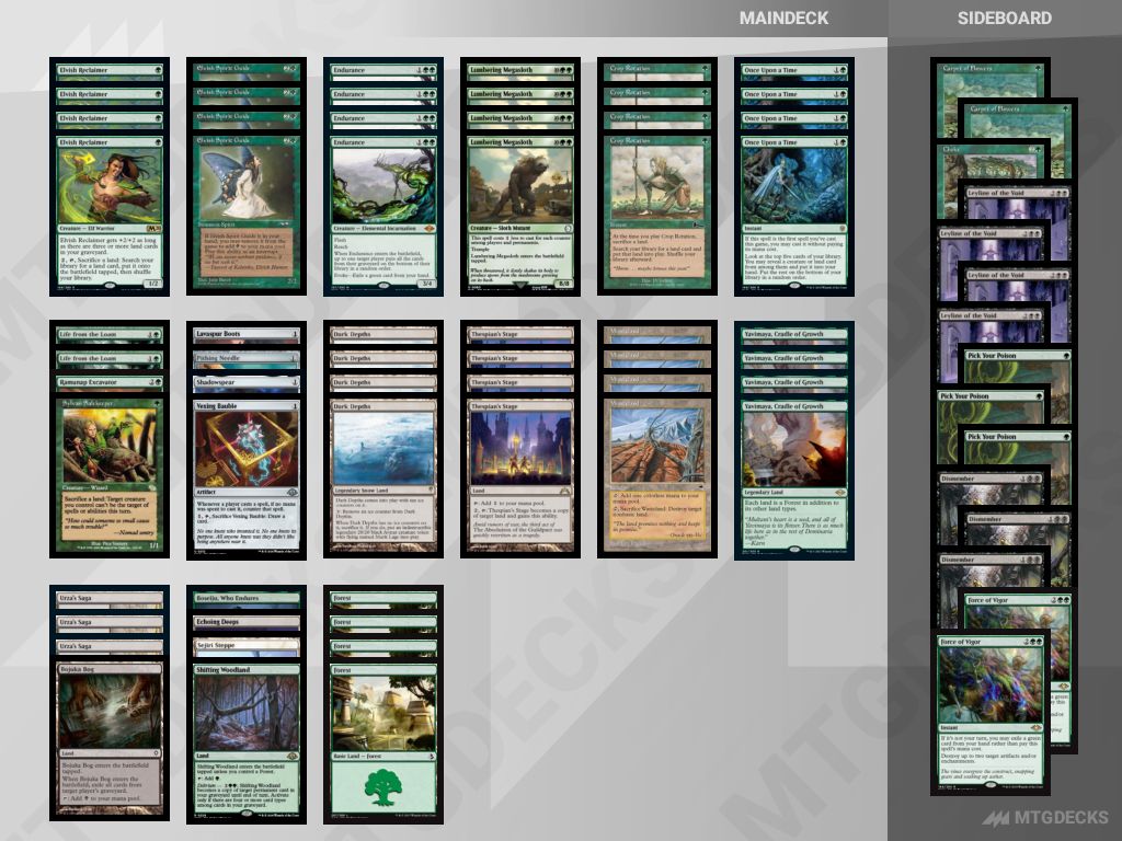 MTG Legacy Mono Green Depths top decks • MTG DECKS