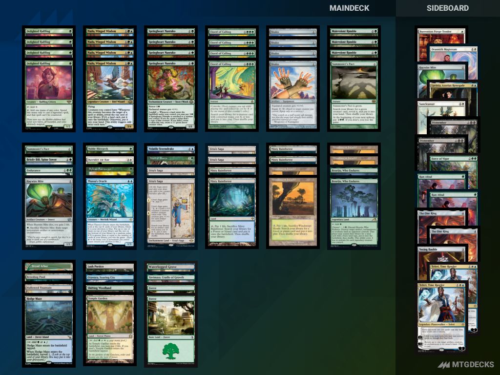 Modern Nadu Shuko Combo deck by Pugface • MTG DECKS