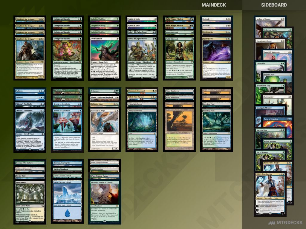 Modern Nadu Combo deck by Ochi Masaaki • MTG DECKS