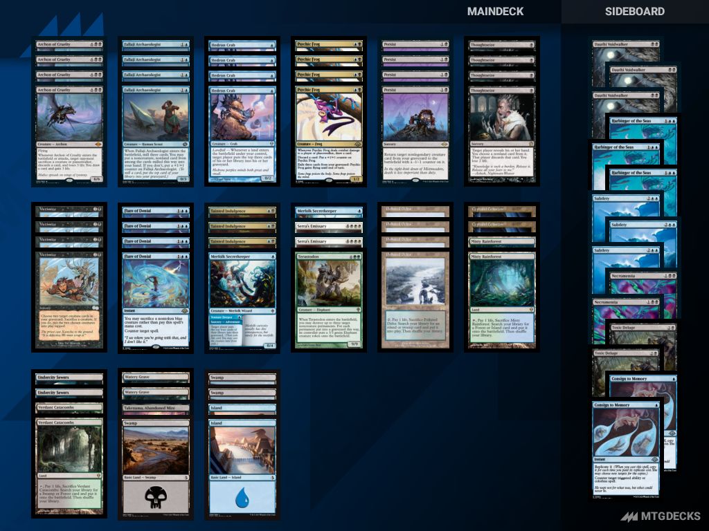 Modern Dimir Reanimator deck by DiamondAtog • MTG DECKS
