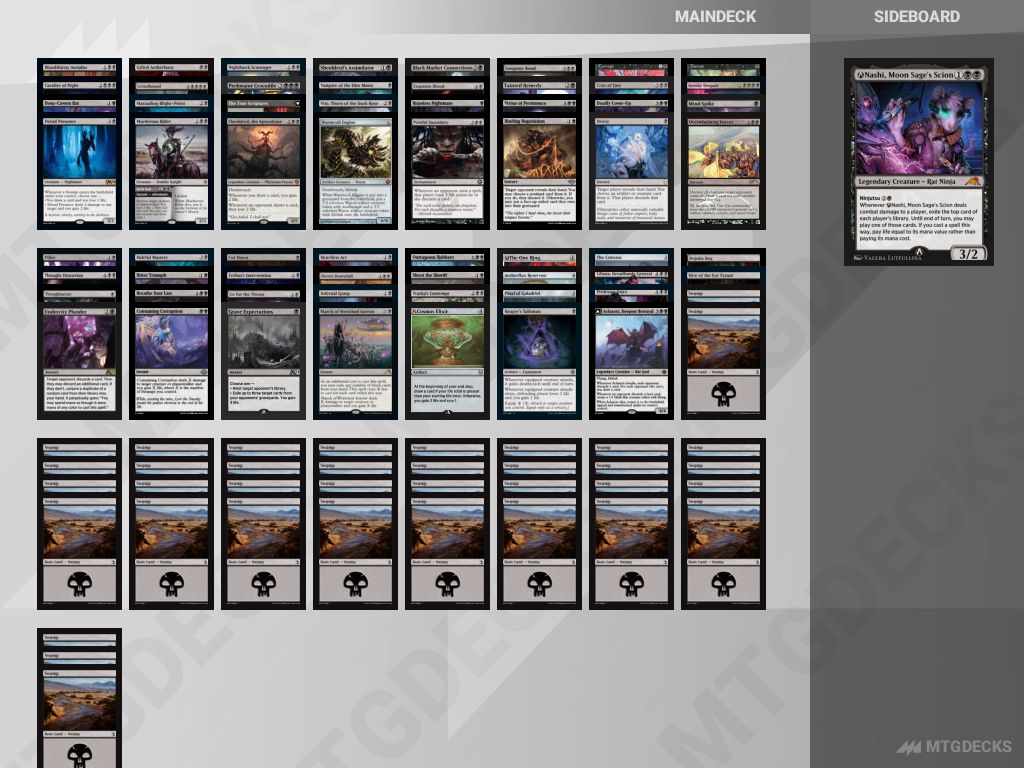 Historic-Brawl Nashi, Moon Sage's Scion deck by HistoricBrawler • MTG DECKS