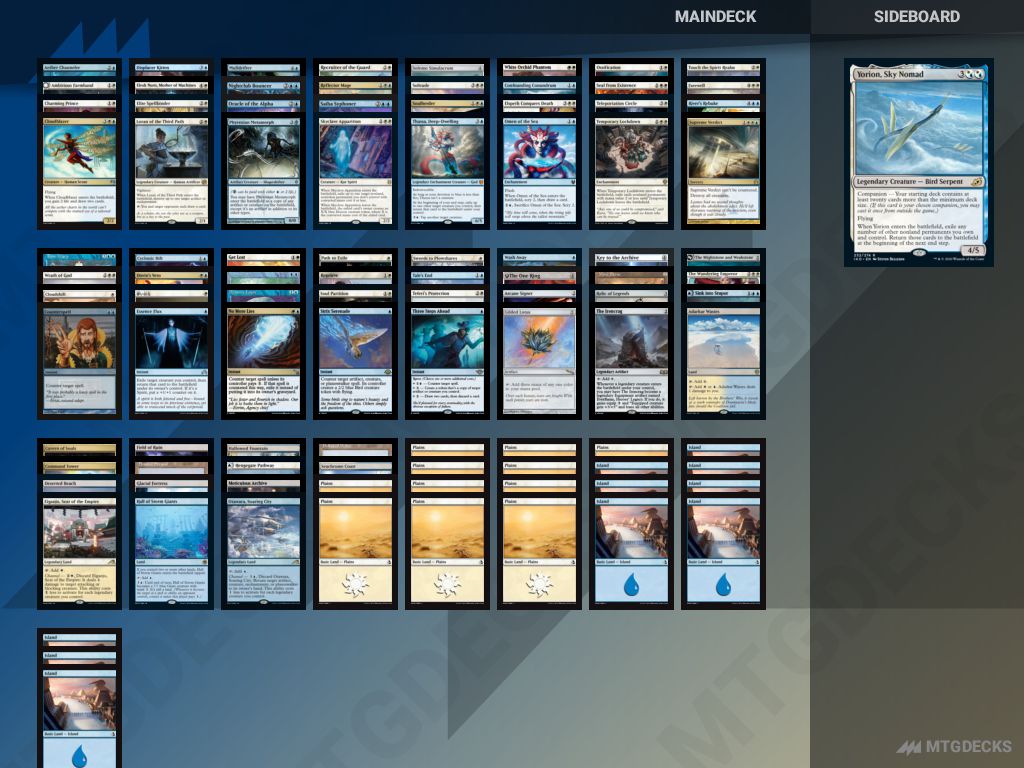 Historic-Brawl Yorion, Sky Nomad deck by HaiDesign • MTG DECKS