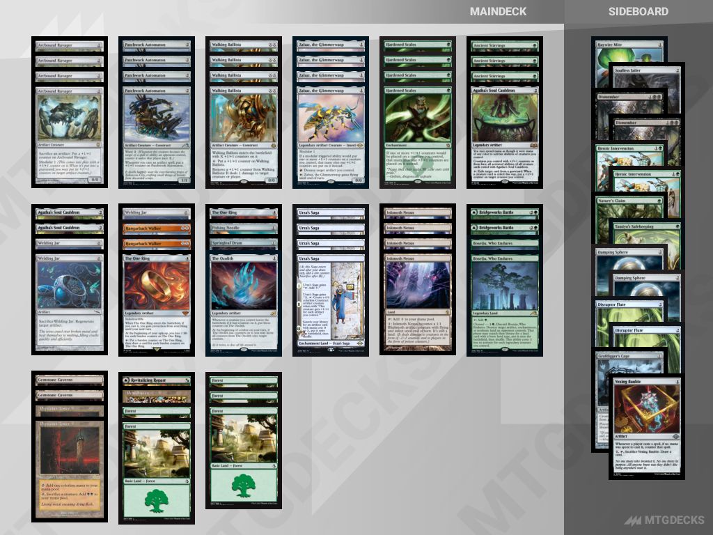 Modern Hardened Scales deck by LordEgg • MTG DECKS