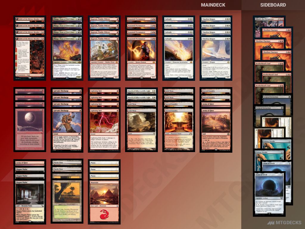 Modern Boros Moon deck by G3TW4CK3D • MTG DECKS