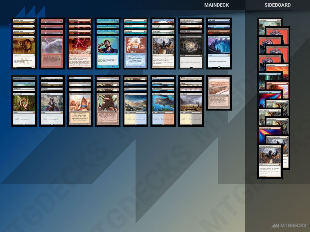 Old-school Zoo deck by Mia Kjøstvedt • MTG DECKS