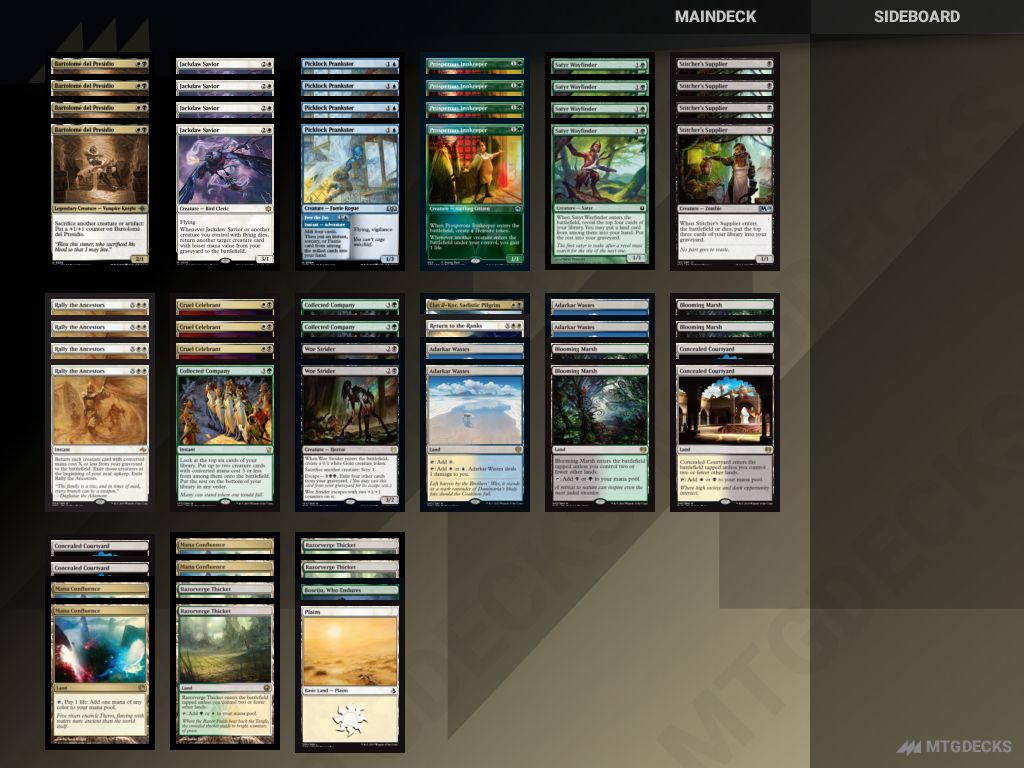 Pioneer Four-Color Rally deck by Yoman5 • MTG DECKS