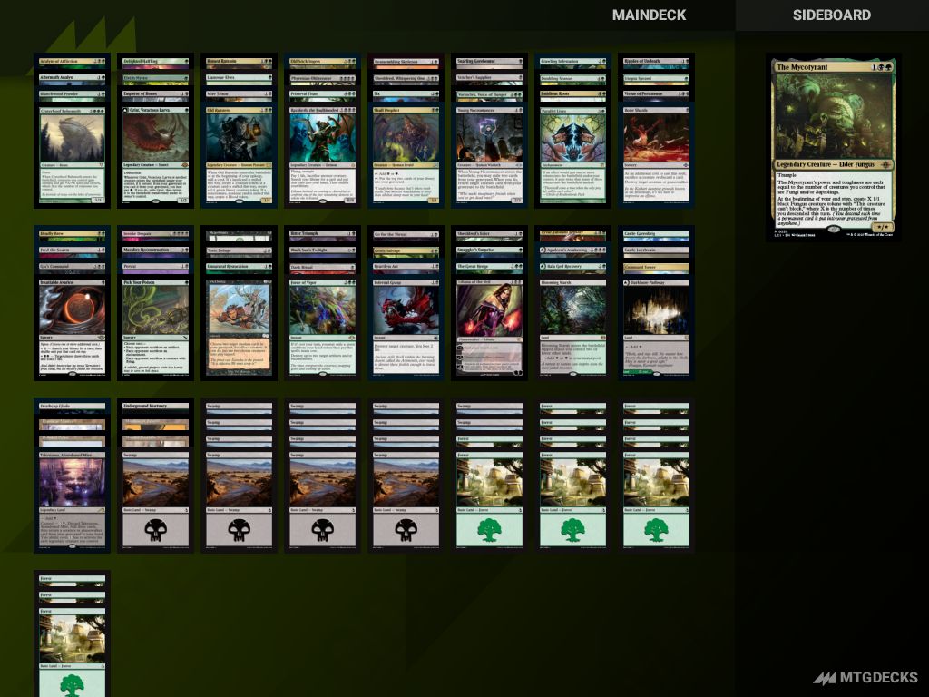 Historic-Brawl Myco deck by Stratostheory • MTG DECKS