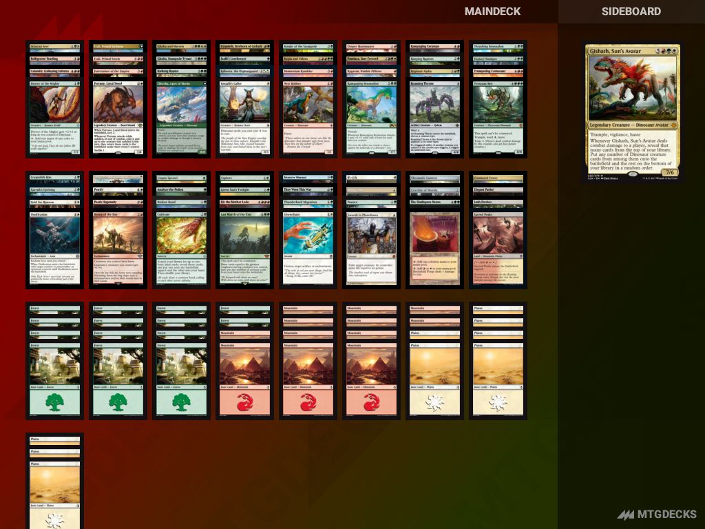 Historic-Brawl Dino Time deck by OmnathLocusofHunger • MTG DECKS