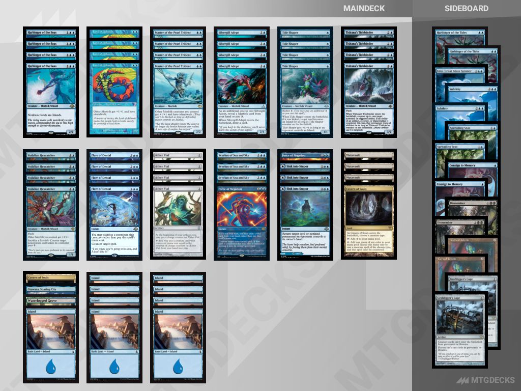Modern Merfolk deck by Waga Shouhei • MTG DECKS