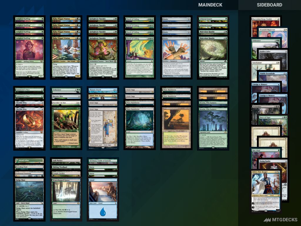 Modern Nadu Shuko Combo deck by pepeteam • MTG DECKS