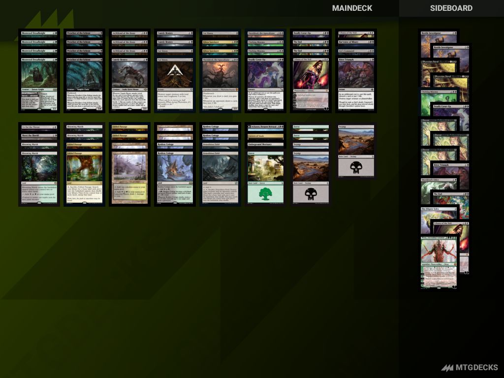 Standard BG Aggro deck by Okamoto Takao • MTG DECKS