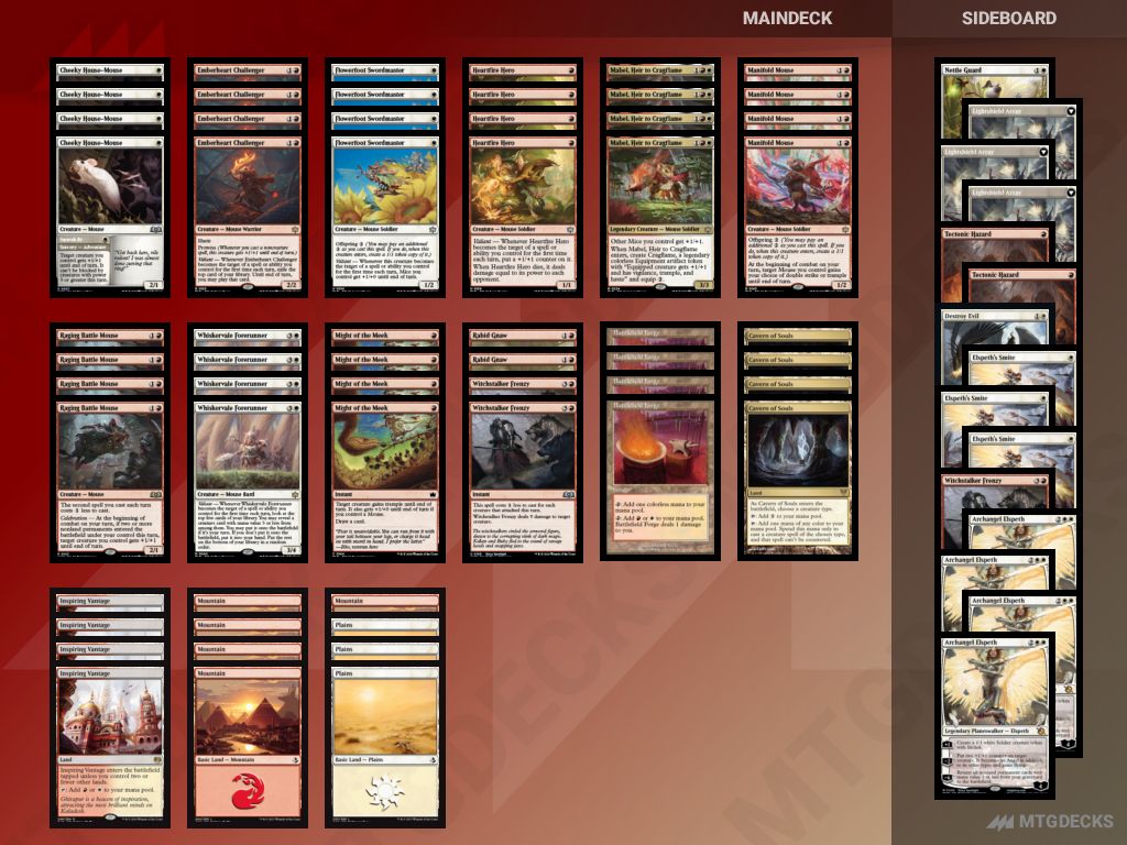 Arena Standard Ratoncitos deck by MatiArvigo • MTG DECKS