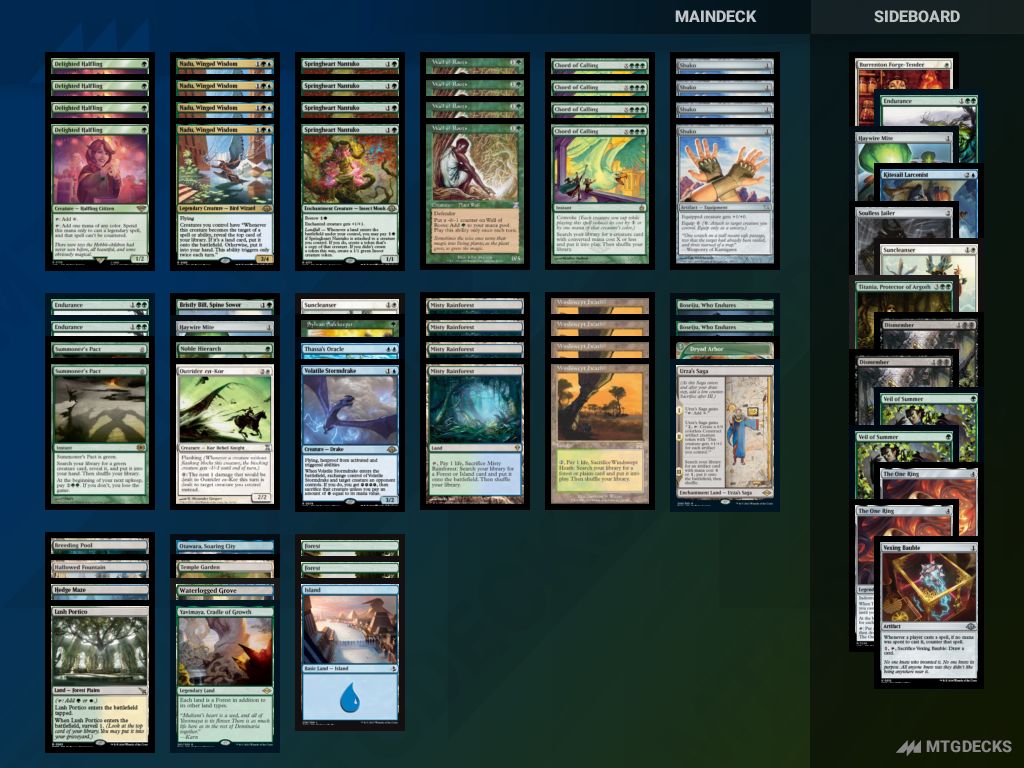 Modern Nadu Shuko Combo deck by Misplacedginger • MTG DECKS