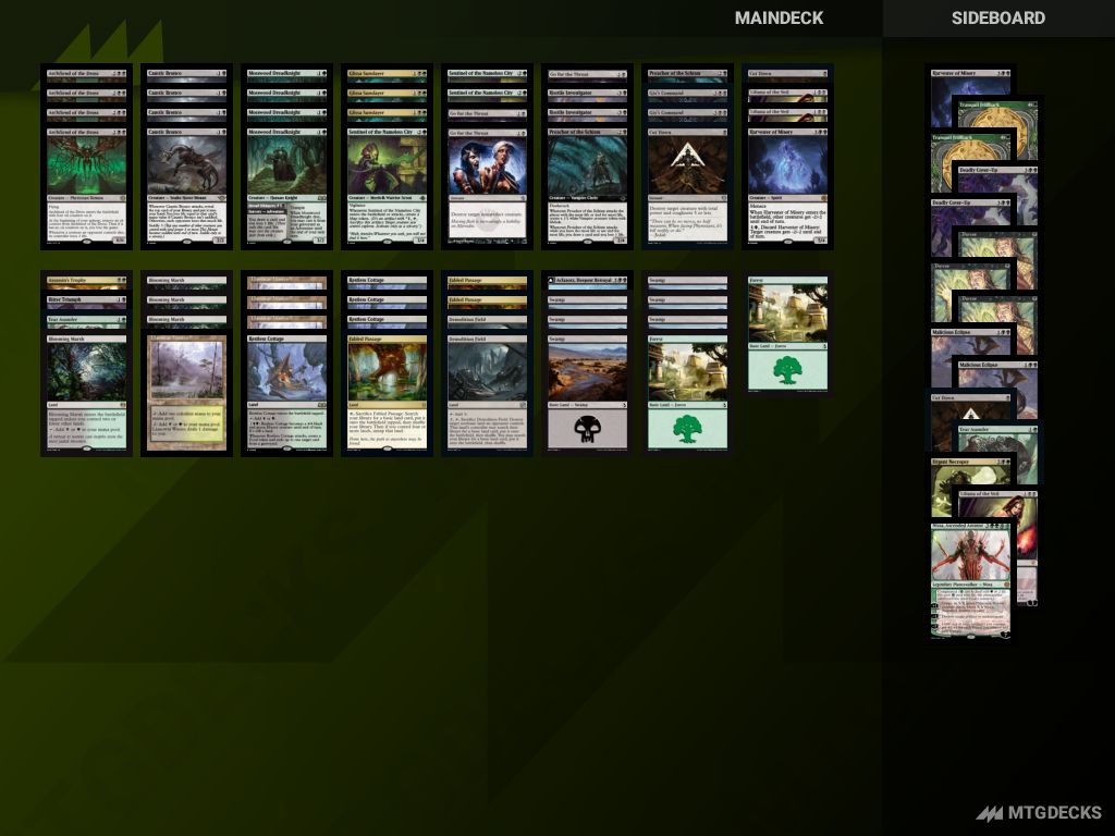 Standard BG Aggro deck by Morita Fuyuki • MTG DECKS