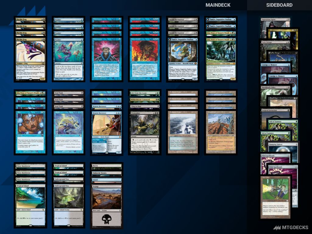 Legacy BUG Control deck by Gregory Millon • MTG DECKS