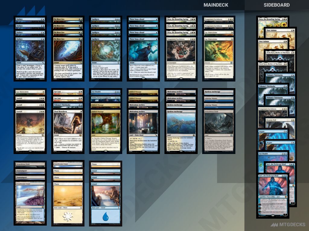 Standard Azorius Control deck by KingHairy • MTG DECKS
