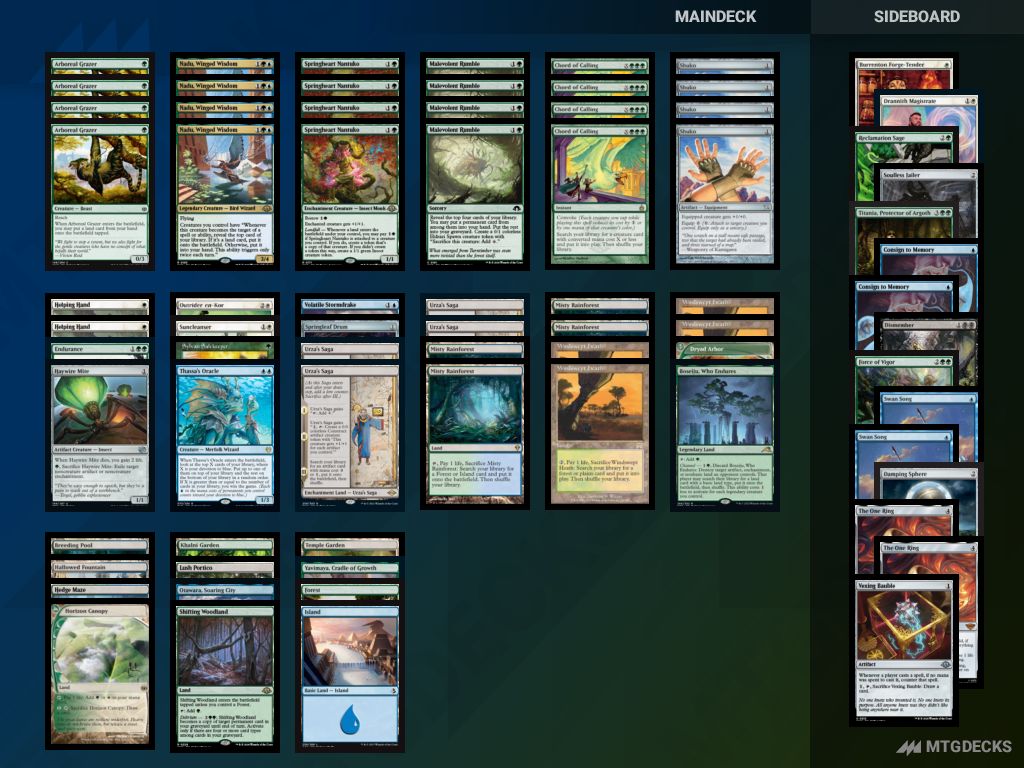 Modern Nadu Shuko Combo deck by Blink_us • MTG DECKS