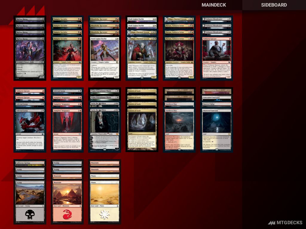MTG Explorer Mardu Vampires top decks • MTG DECKS