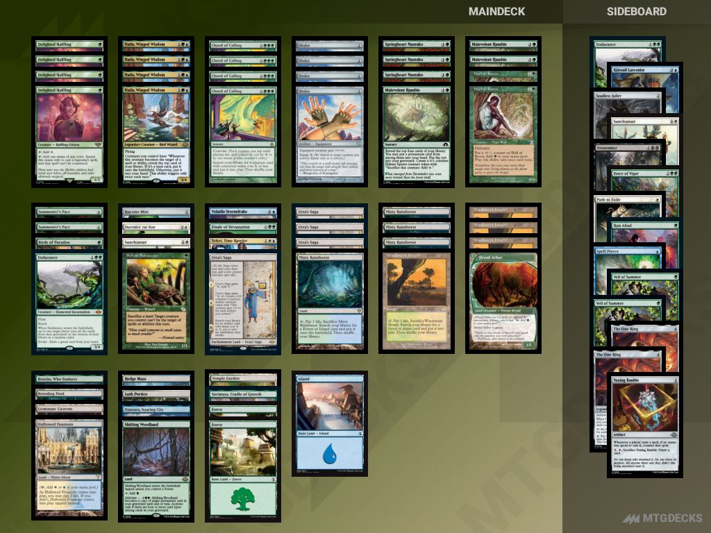 Modern Nadu Shuko Combo deck by Okayasu • MTG DECKS