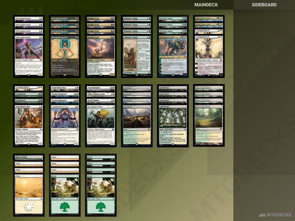 Arena Standard Selesnya Midrange deck by McFluffy • MTG DECKS