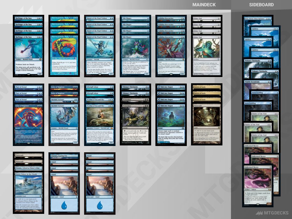 Modern Merfolk deck by Cholo Pascual • MTG DECKS
