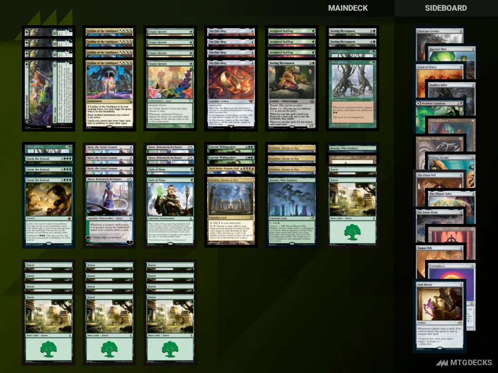 MTG Modern Mono Green Devotion top decks • MTG DECKS