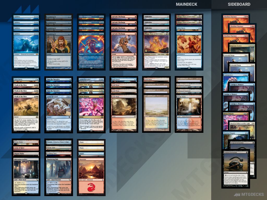 Modern Jeskai Control deck by Vince Nicastro • MTG DECKS
