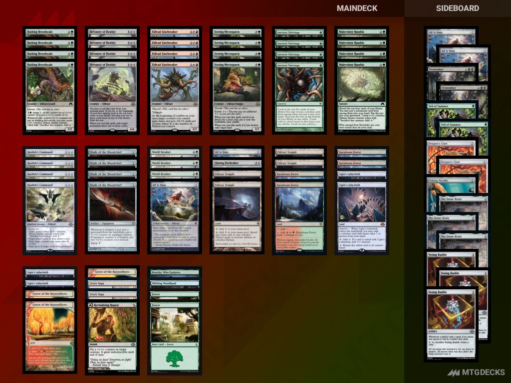Modern Eldrazi Bloodchief Combo deck by daloon • MTG DECKS