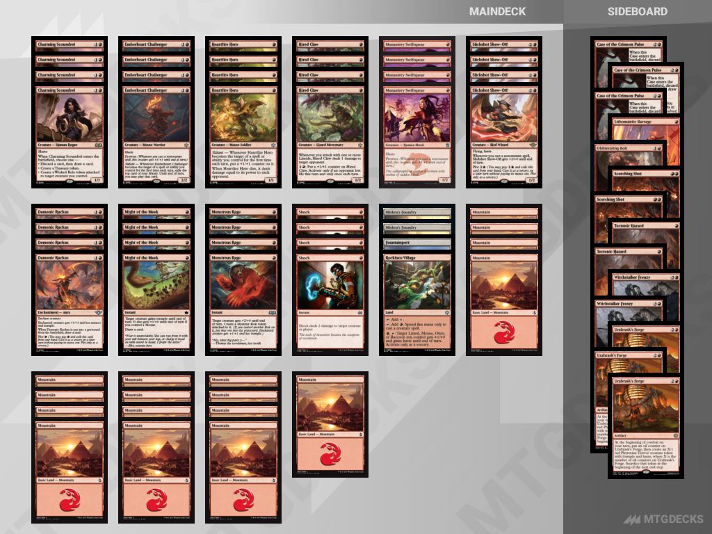 Standard Red Deck Wins deck by rastaf • MTG DECKS