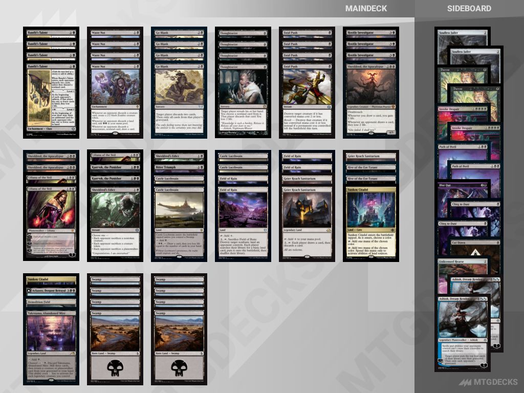 Arena Explorer Mono Black Devotion deck by Numbskull • MTG DECKS