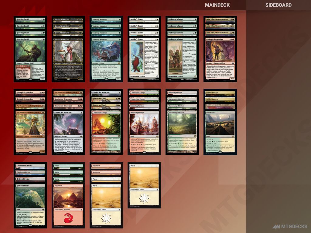 MTG Standard Bloomburrow Naya Discover top decks • MTG DECKS