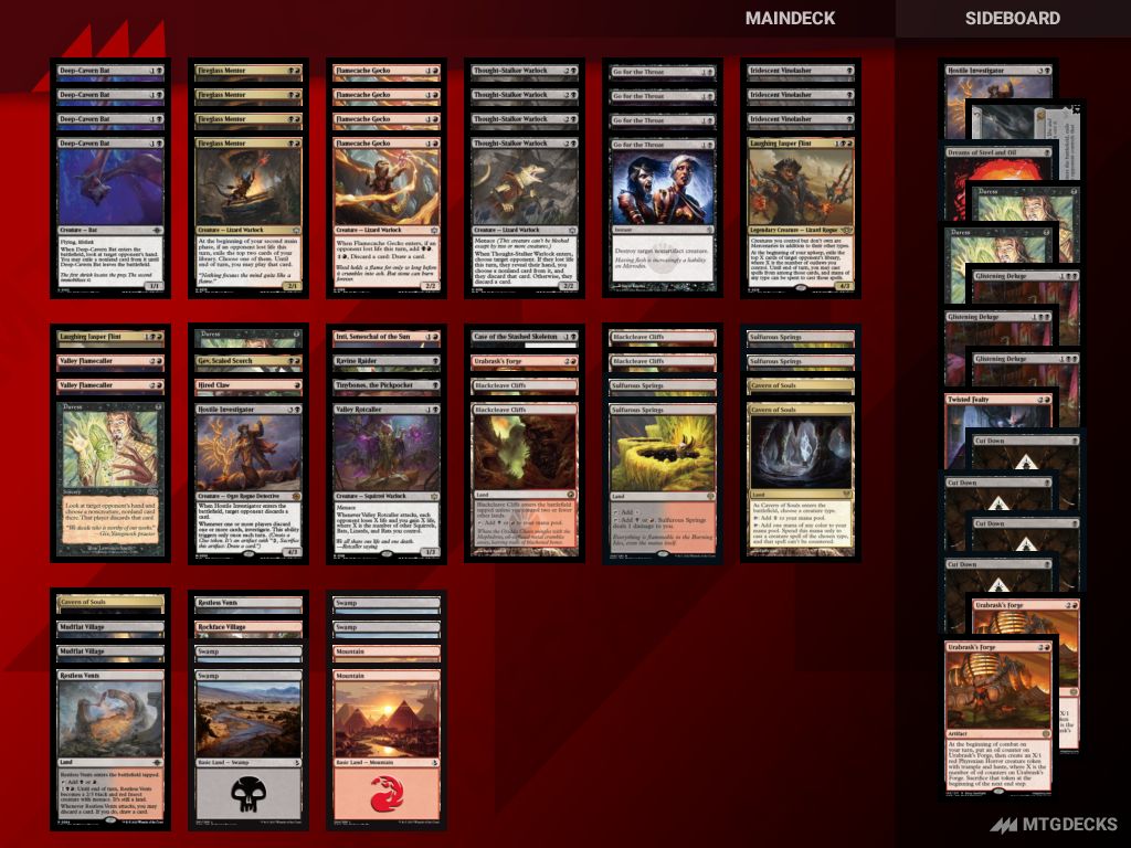 Arena Standard Rakdos 815 (S-Bo3) deck by ScottyFischer • MTG DECKS
