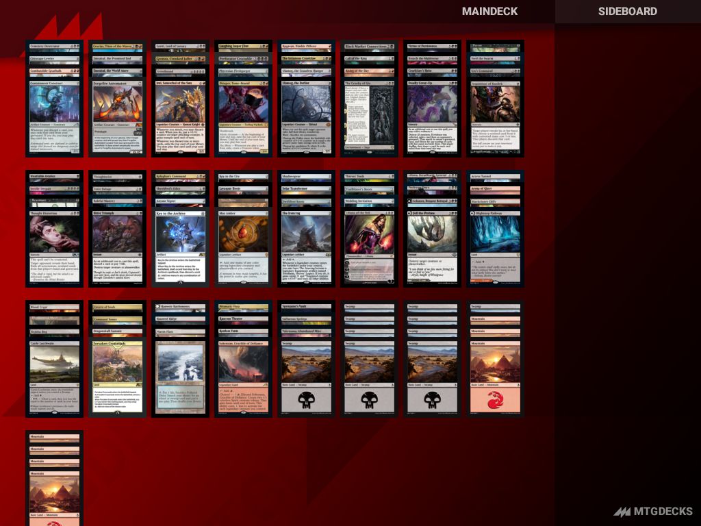 Arena Historic-Brawl Voxy's Day Out deck by Amazonian • MTG DECKS