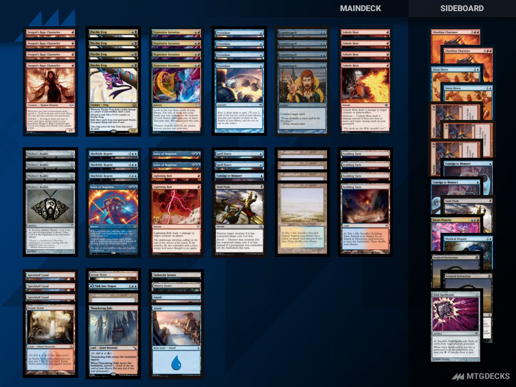 Modern Grixis Frogtide deck by luna_yeen • MTG DECKS