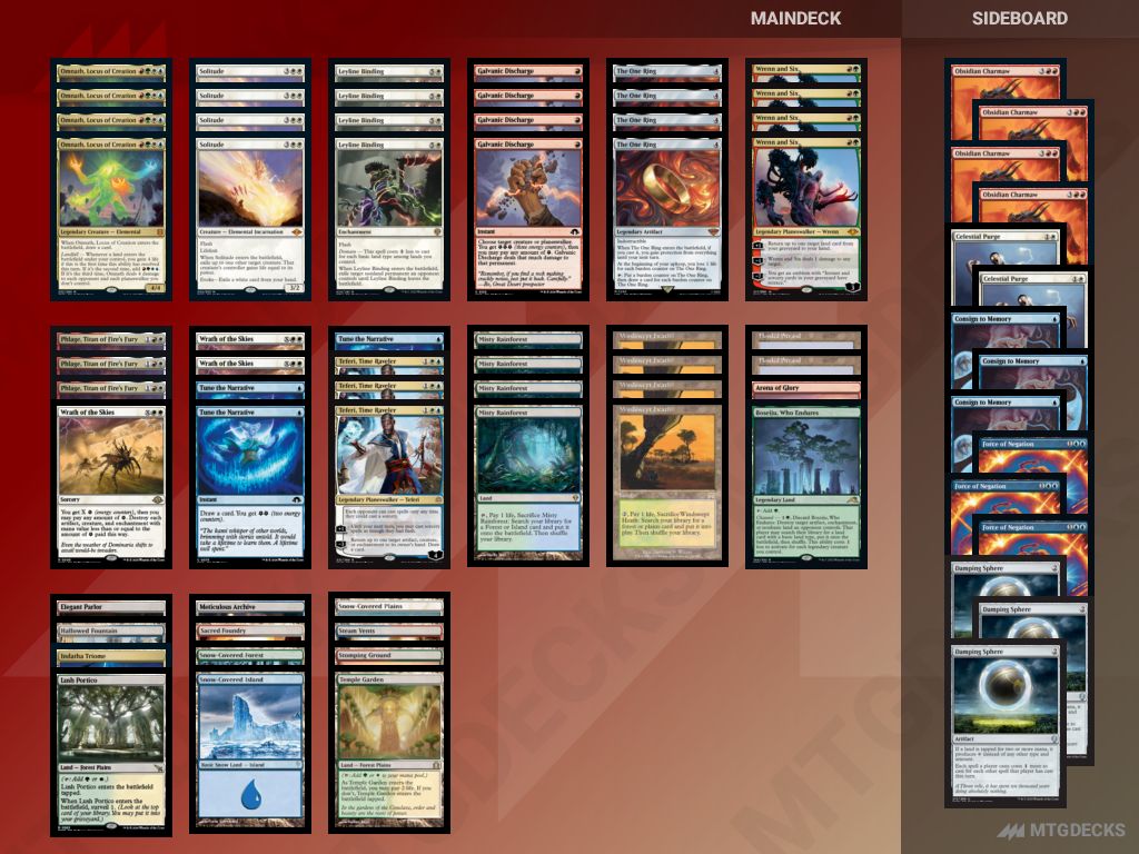 Modern 4 Color Omnath deck by xl_snapcaster • MTG DECKS