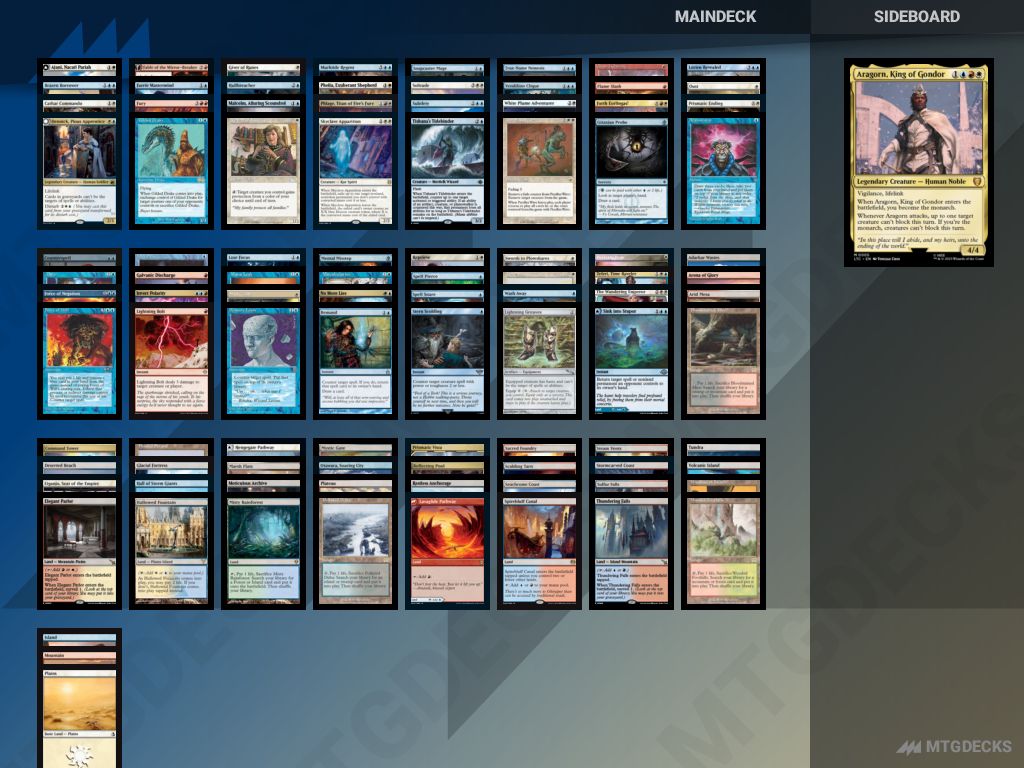 MTGO Duel Commander League #8348 | Duel-Commander - August 20 • MTG DECKS