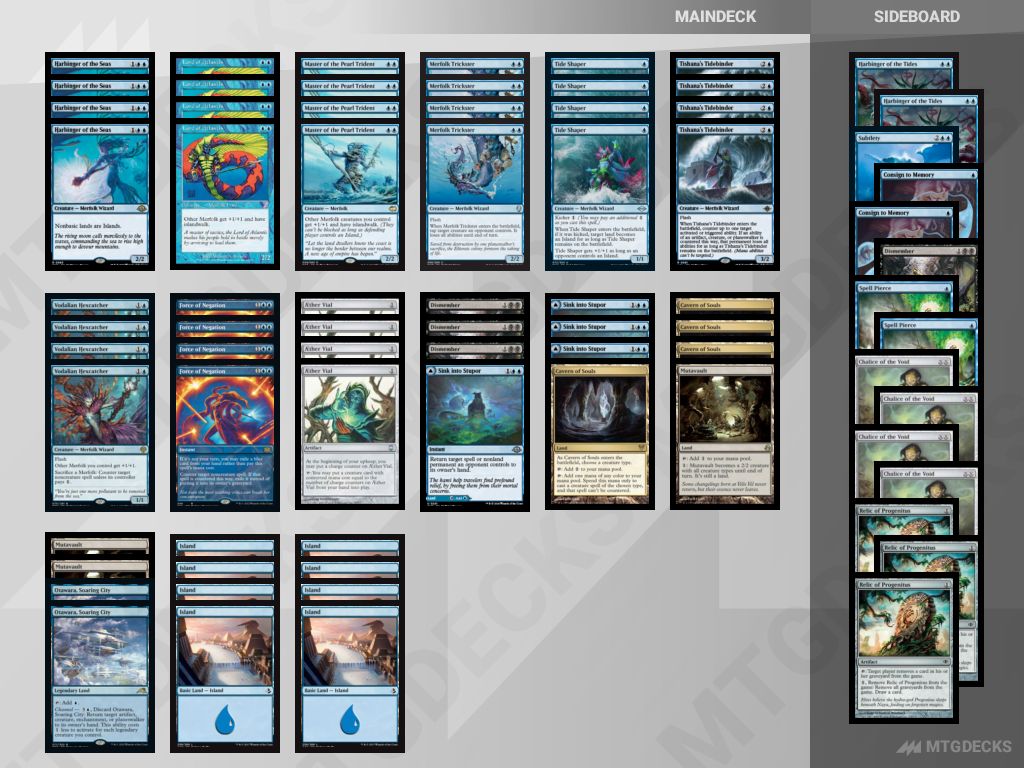 Modern Merfolk deck by AlexCheroky • MTG DECKS