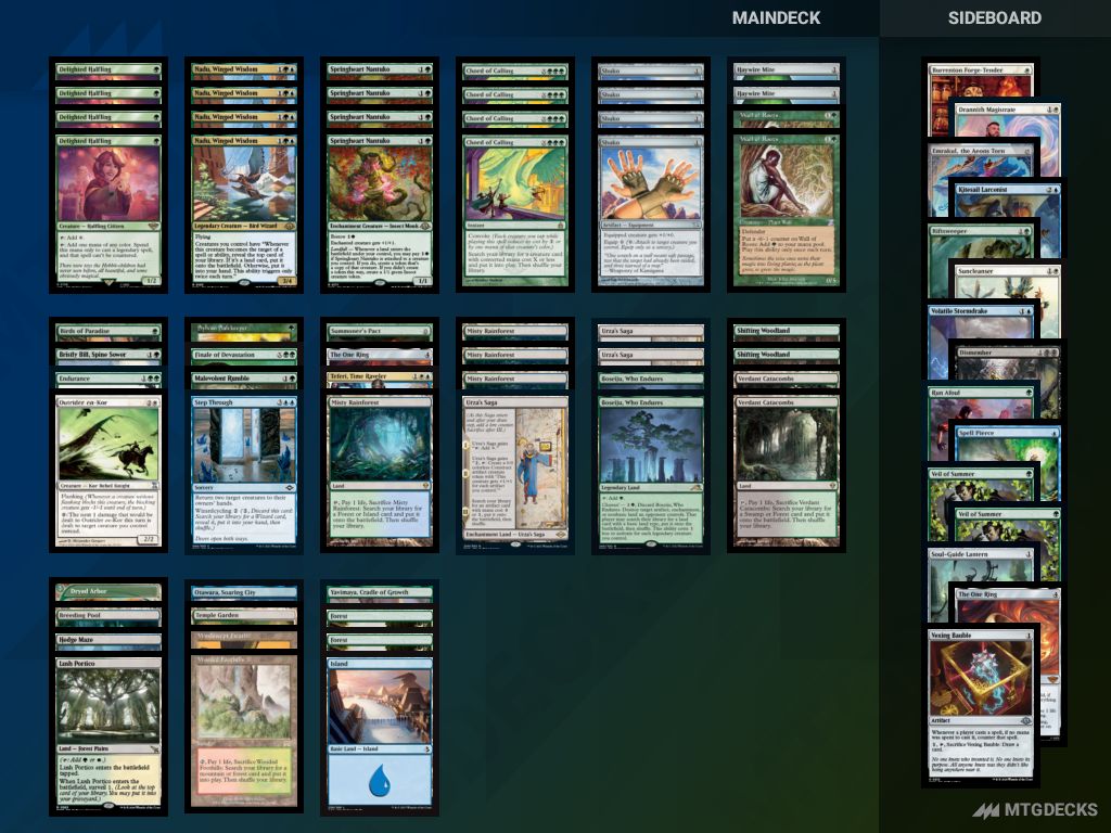 Modern Nadu Shuko Combo deck by KingChainsaw • MTG DECKS