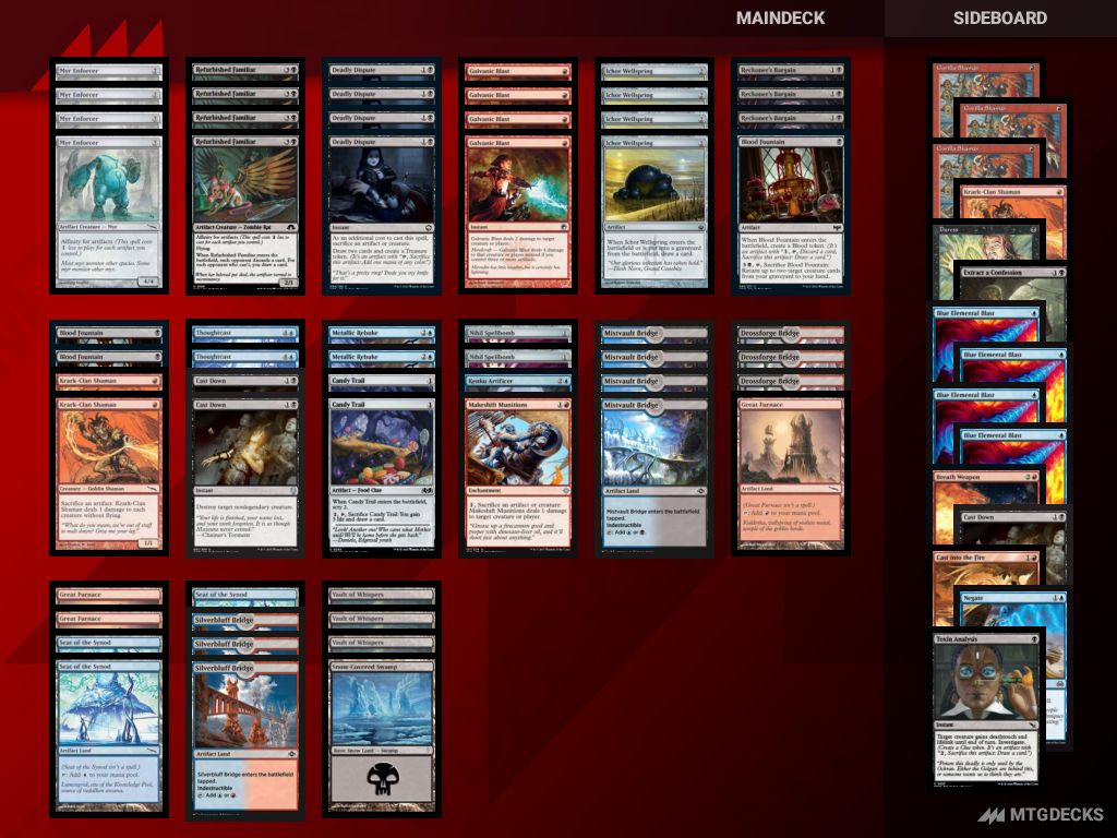 Pauper affinitera mh3 deck by arizovisk • MTG DECKS