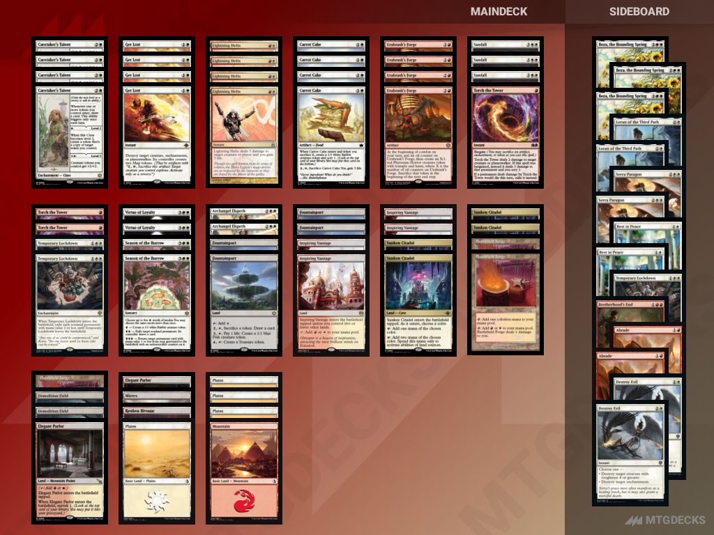 Arena Standard token deck by olbeda • MTG DECKS
