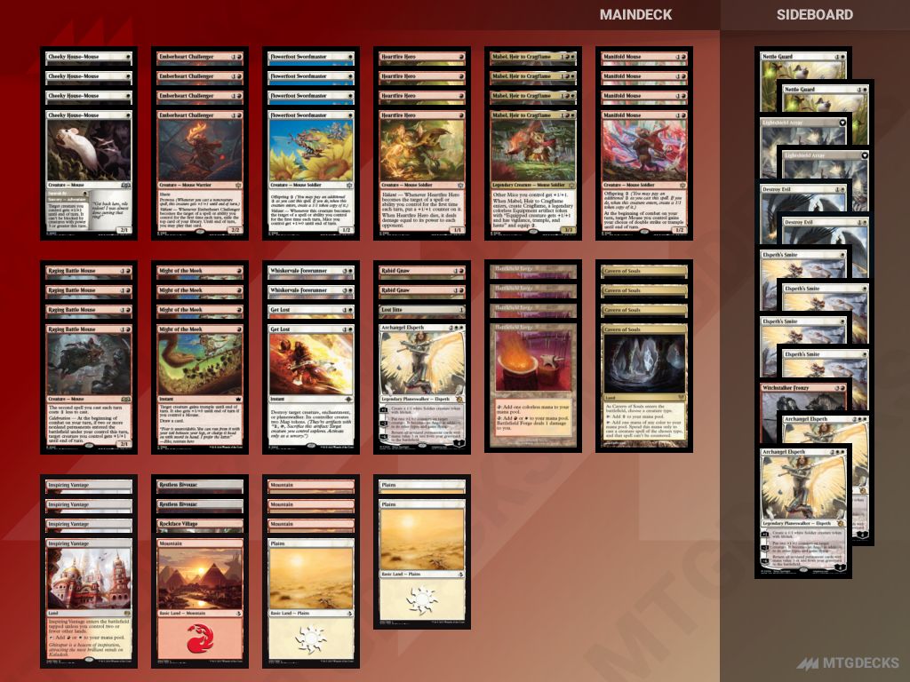 Arena Standard BO3 Ratoncitos deck by MatiArvigo • MTG DECKS