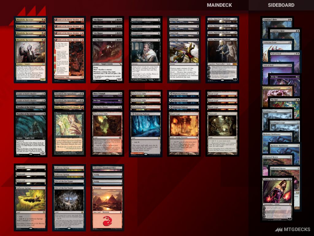 Explorer Rakdos Vampires deck by misplacedginger • MTG DECKS