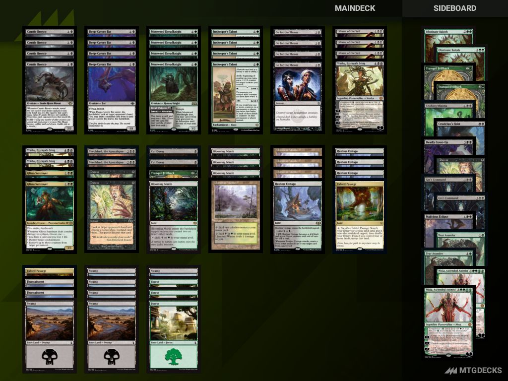 Standard BG Aggro deck by Shizuya Keisuke • MTG DECKS