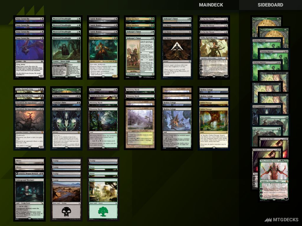 Standard BG Aggro deck by Hosomi Manato • MTG DECKS
